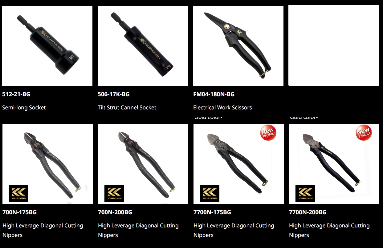 Ichiban Precision Sdn Bhd - Fujiya - Fujiya Cable Pliers, Diagonal Cutting Nippers, Black & Gold ...